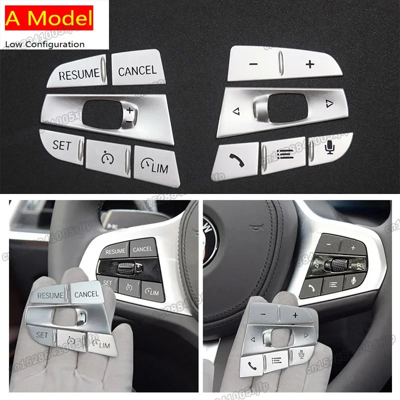Car-Steering-Wheel-Buttons-switch-cover-Sticker-Trim-for-BMW-g20-g22 ...