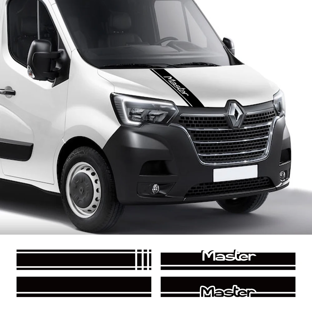 Van-Hood-Stickers-For-Renault-Master-2-3-4-Car-Bonnet-Graphics-Stripes ...