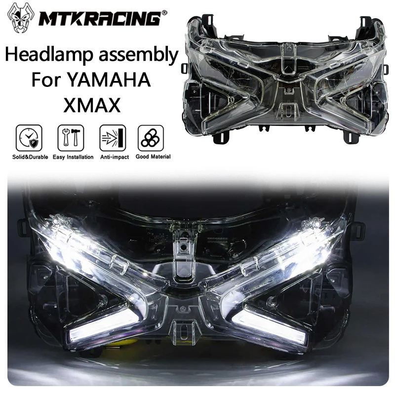 MTKRACING-Headlamp-assembly-For-YAMAHA-XMAX-2023-2024-Motorcycle-LED ...