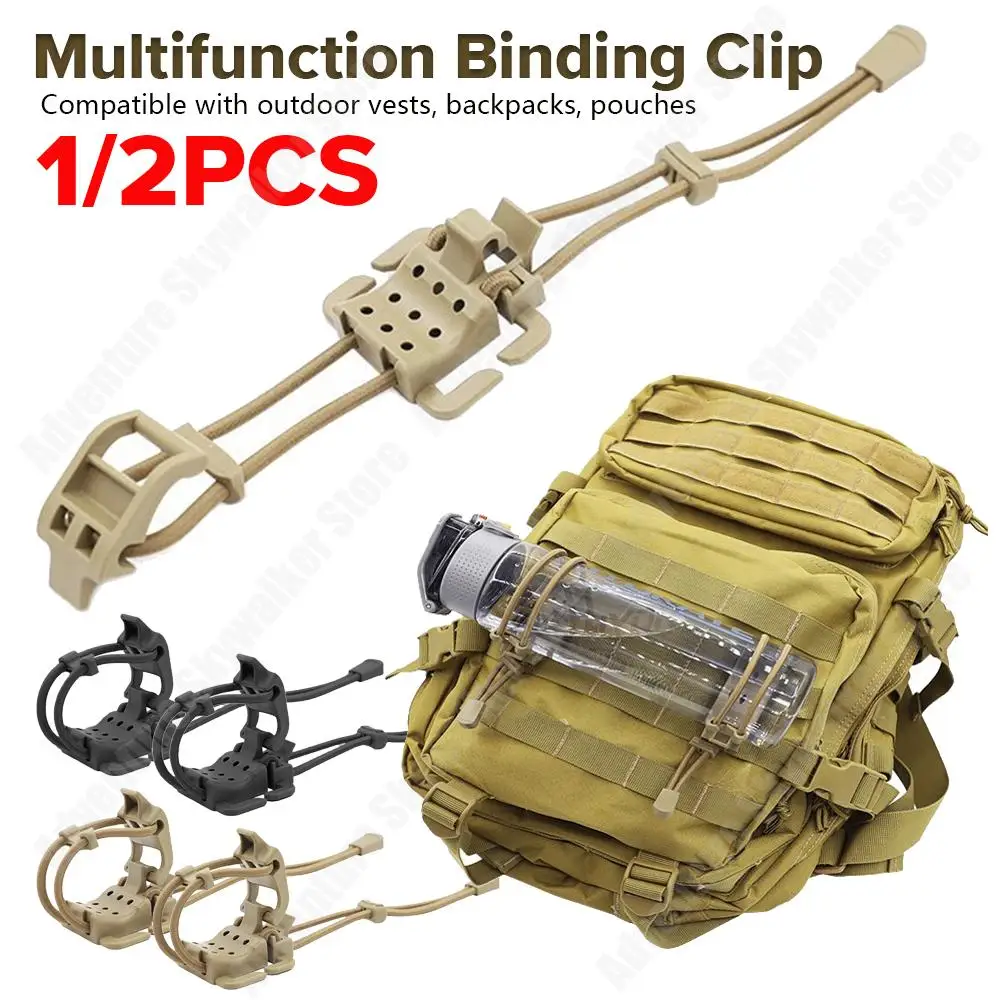 1-2pcs-Tactical-Gear-MOLLE-Binding-Clip-Fastener-Organizer-Hanging ...