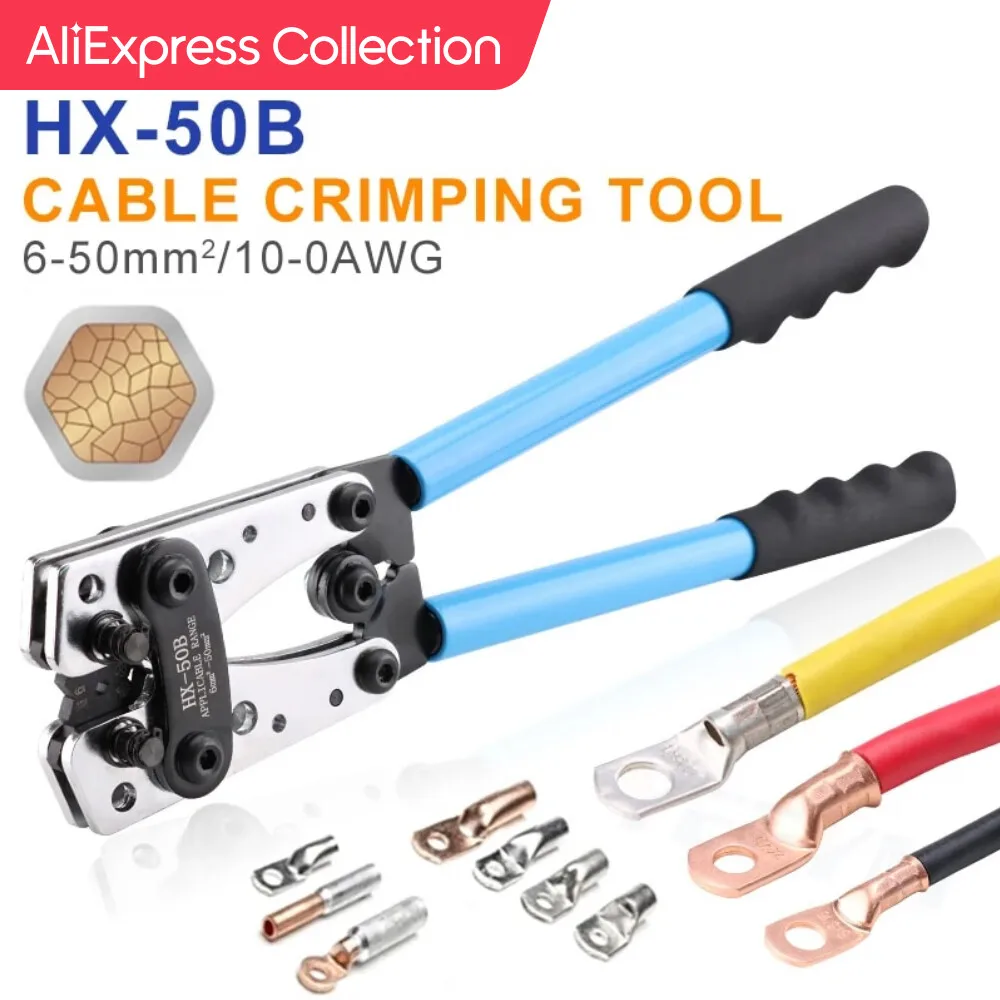 AliExpress-Collection-crimpadora-de-terminales-de-tubo-herramientas-de-crimpado-hexagonal ...