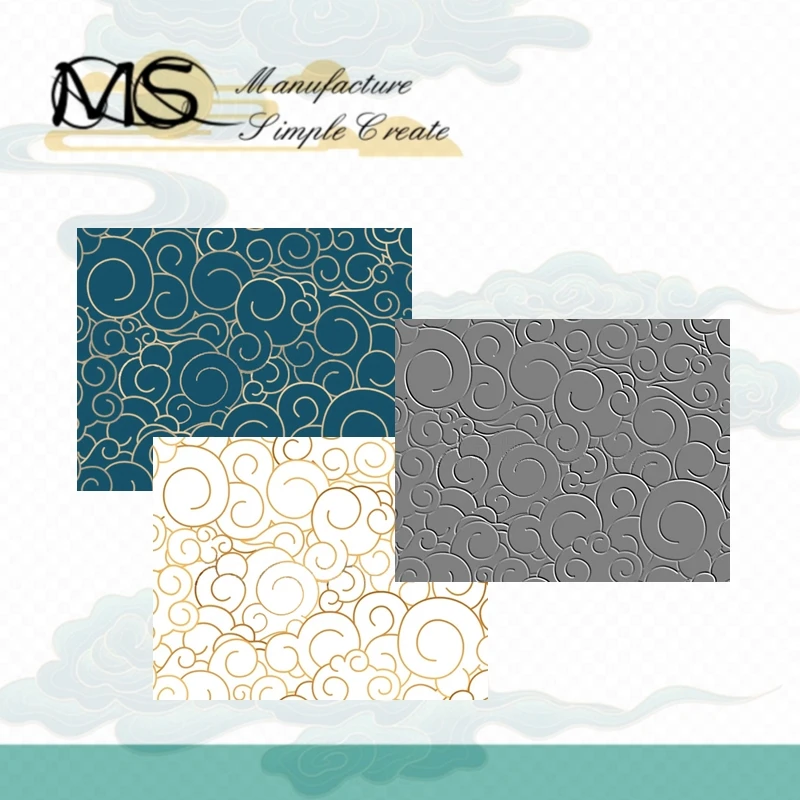 Metallic Turquoise Scrapbook Paper