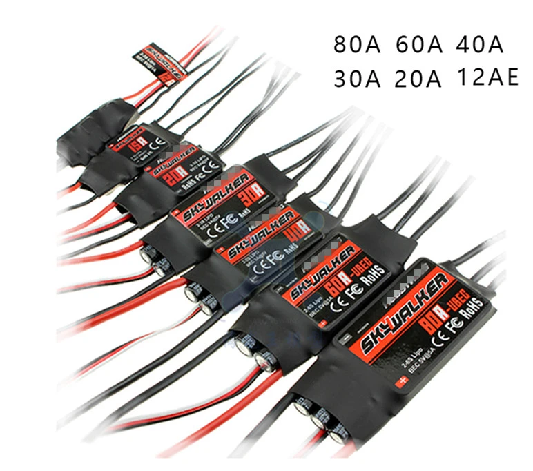 15A 20A 30A 40A 50A 60A 80A ESC Speed Controller With UBEC For RC ...