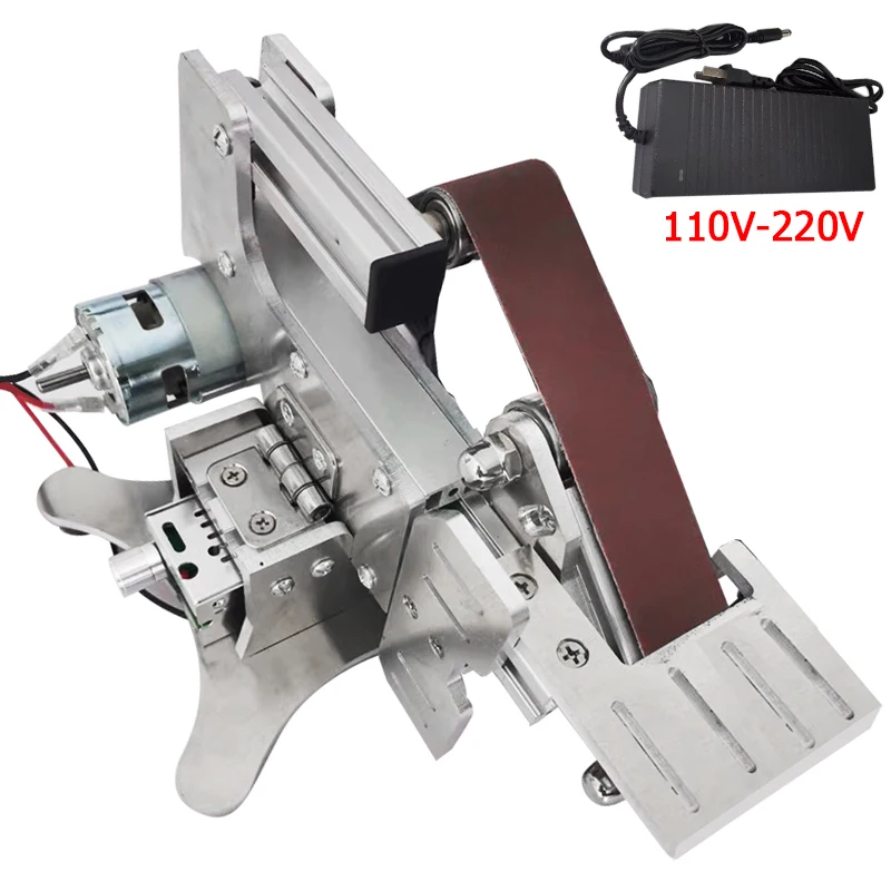 110V-220V-Mini-Belt-Sander-Electric-Sander-Grinding-Sharpening-Machine ...
