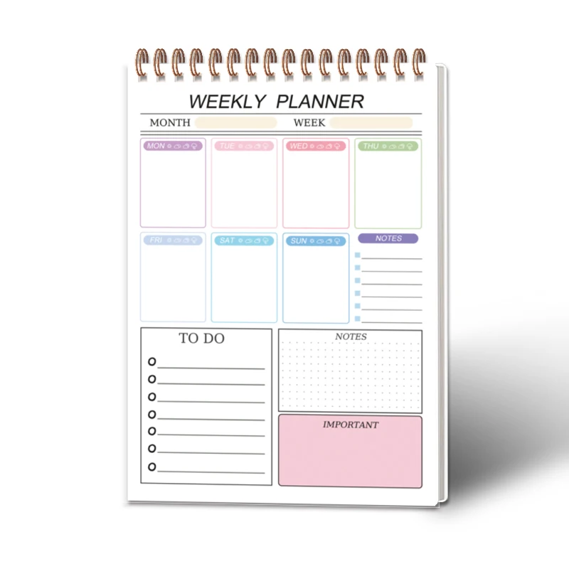 1-piece-of-weekly-plan-book-simple-to-do-list-notebook-8x5-6-52-plan ...