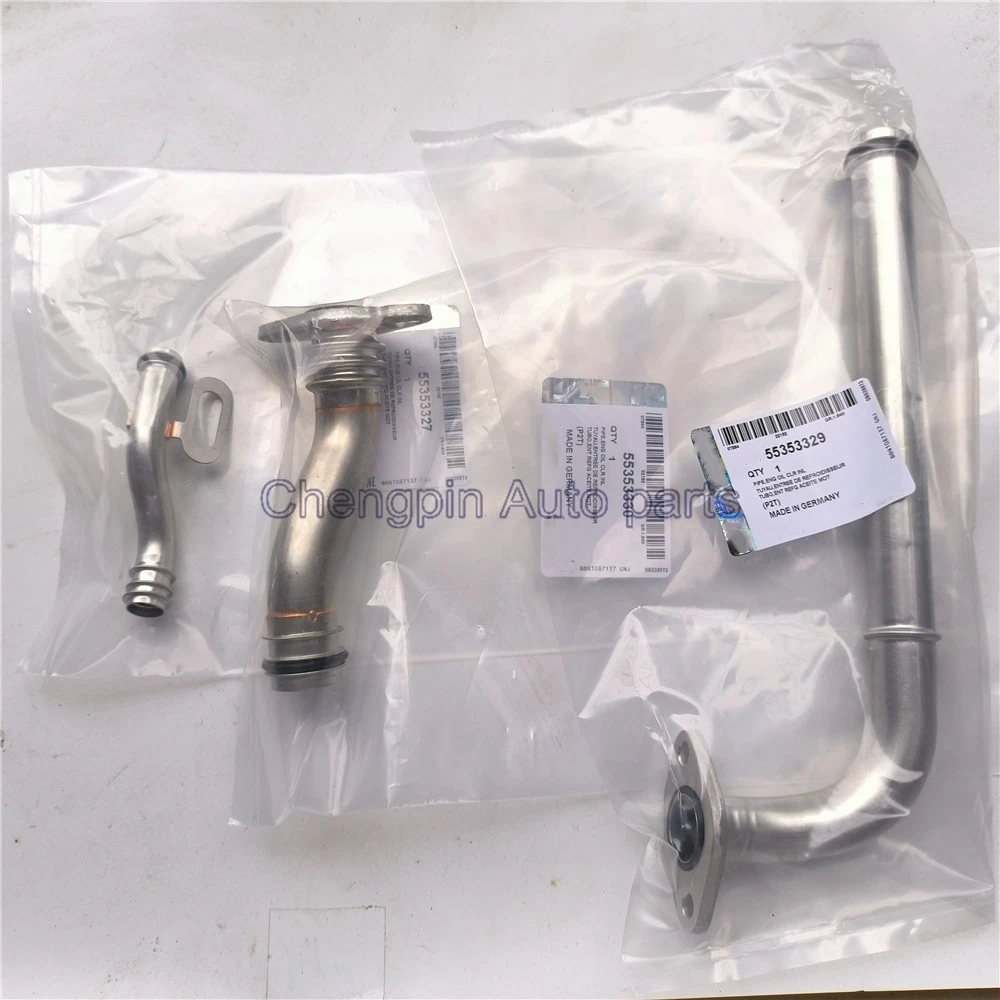 Engine-Coolant-Water-Oil-Cooler-Pipe-55353329-55353327-55353330-For ...
