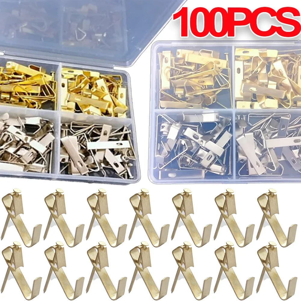100-20PCS-Photo-Frame-Hooks-With-Nails-Wall-Mounting-Picture-Hangers ...