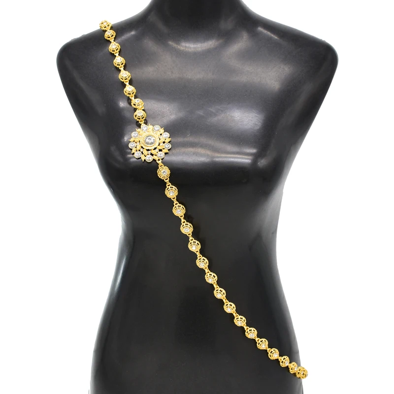 Rhinestones-Long-Shoulder-Chains-For-Women-Afghan-Charms-Carved-Flower ...
