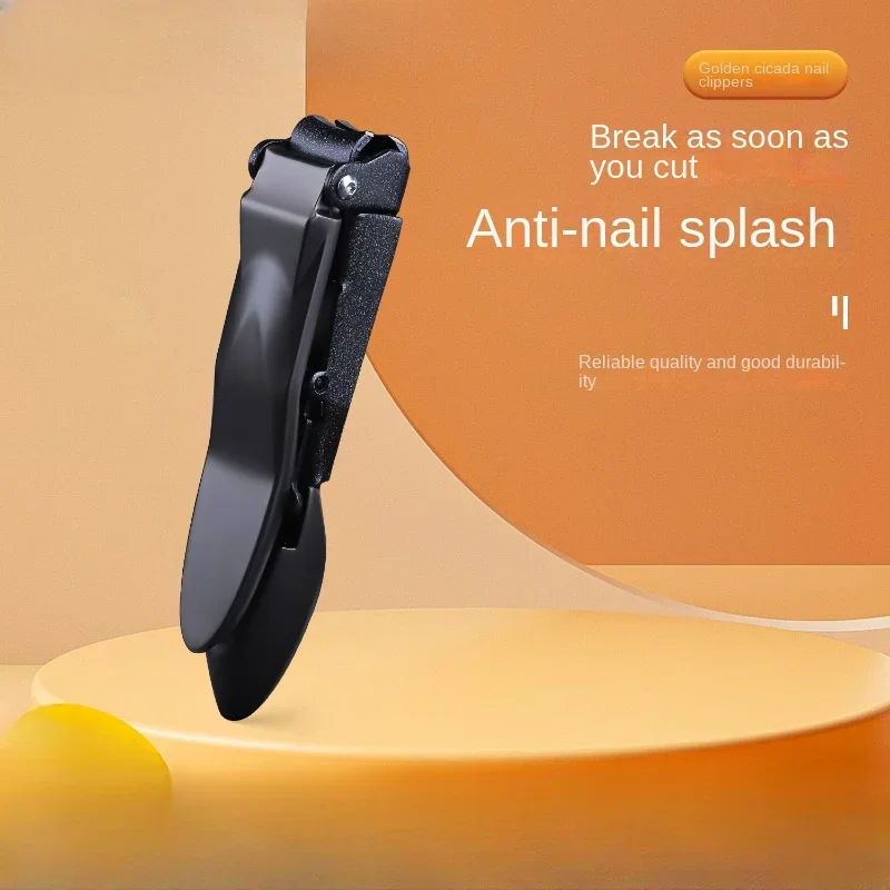 Anti-Splash-Nail-Clipper-with-Nail-Catcher-Stainless-Steel-Fingernails ...