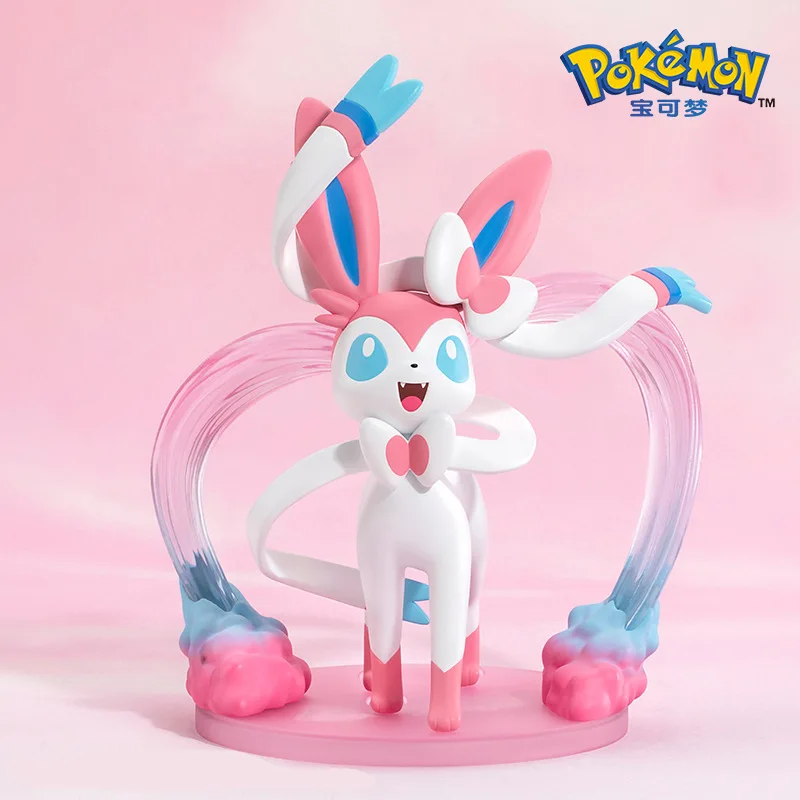 Figura-de-Pok-mon-Sylveon-Umbreon-Eevee-juguete-coleccionable-de-PVC ...