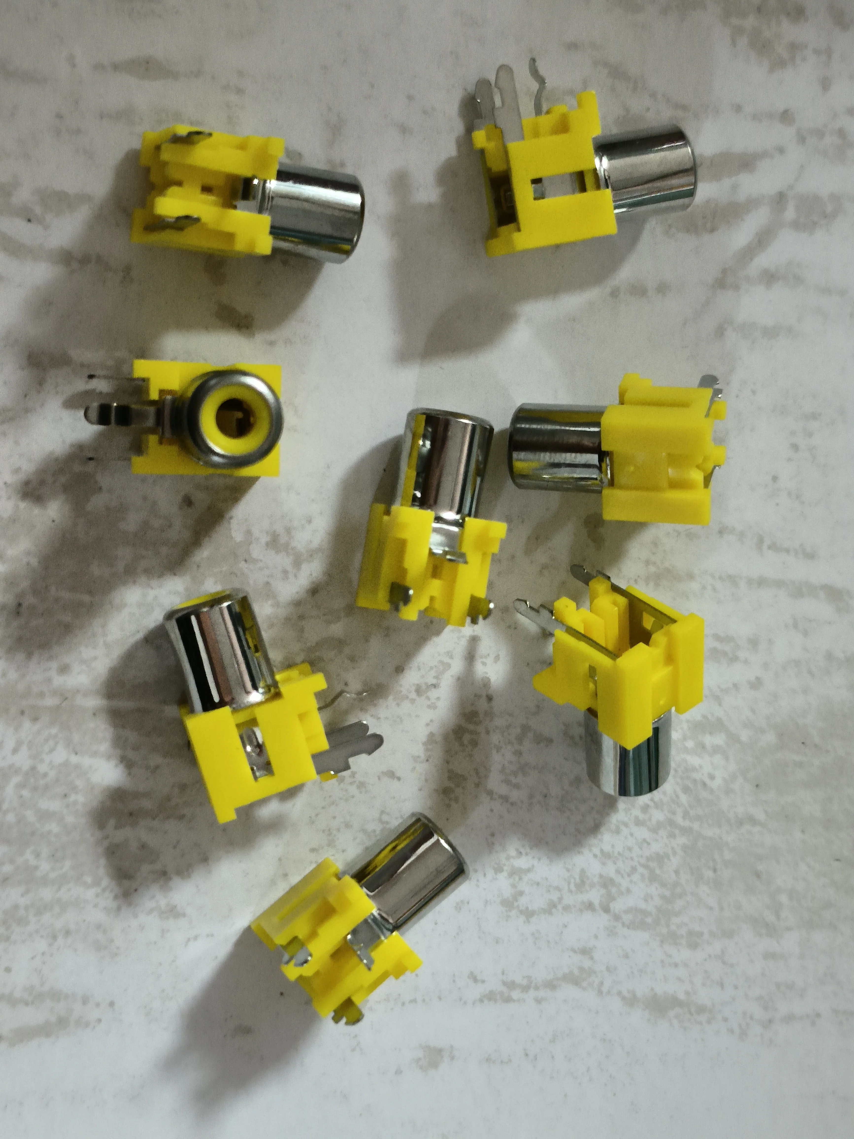 YYT-10PCS-AV-single-core-socket-3-pin-RCA-socket-single-hole-PCB ...