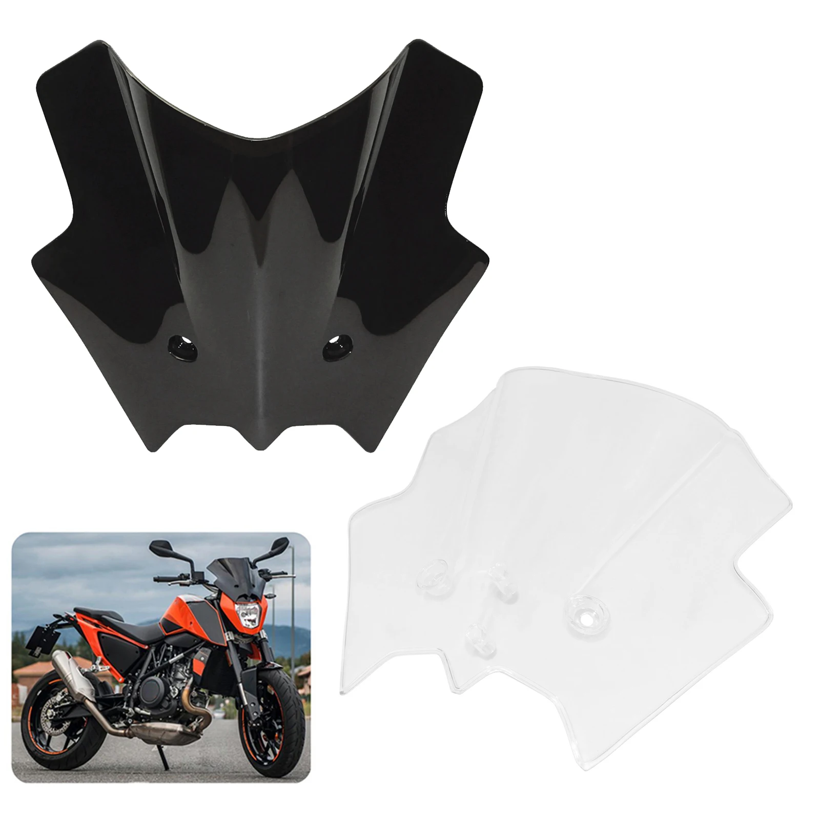 TAORIDER-MOTO-Motorcycle-Windscreen-Windshield-Screen-Shield-Wind ...