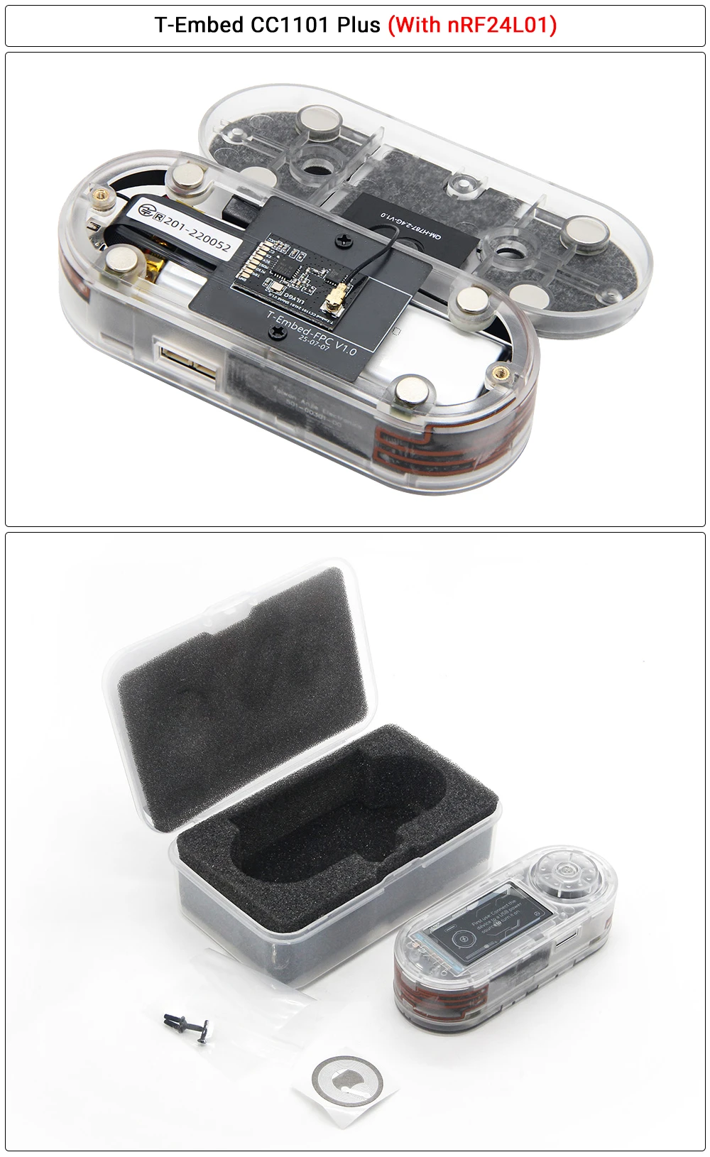 T-Embed CC1101 ESP32-S3 Макетная плата маломощного радиочастотного ...