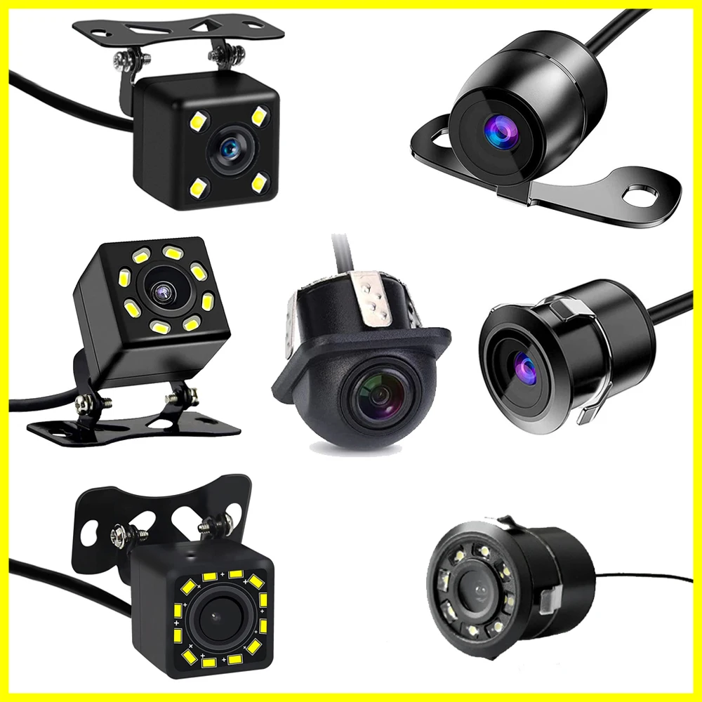 HD Car Rear View Camera Fisheye LED Night Vision Backup Reversing ...