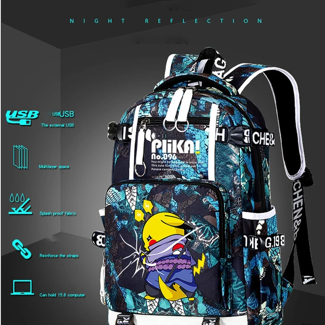 Pokemon Backpacks Pikachu Student School Bags - Pokemon Portal