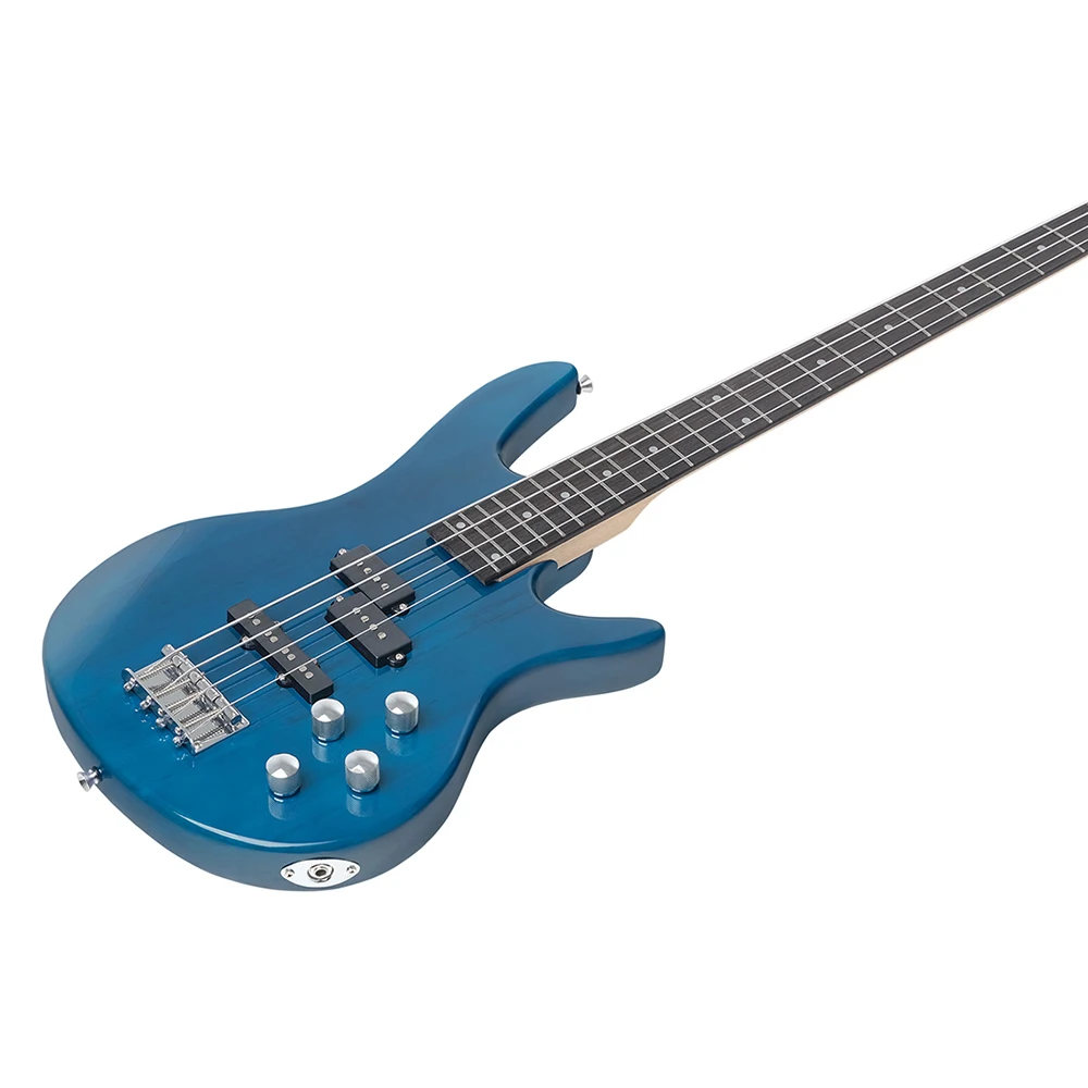 Dark Blue Bass Guitar