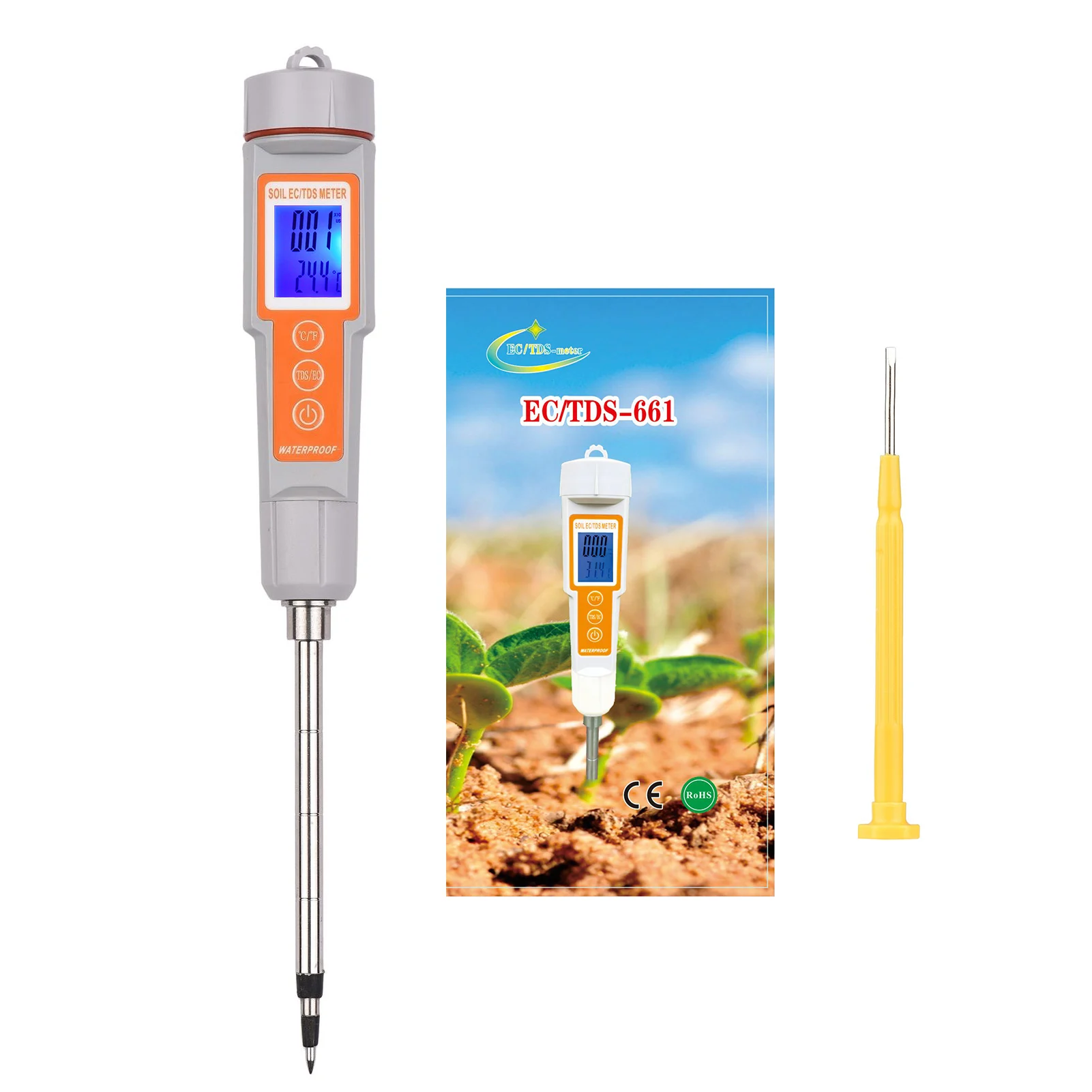Soil-Tester-3-in1-EC-TDS-Temperature-Digital-Soil-Test-Probe-Meter-with ...