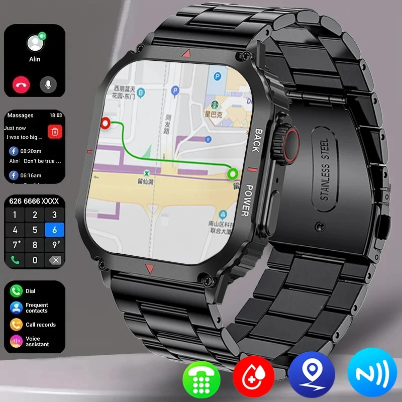 Xiaomi-reloj-inteligente-militar-resistente-al-agua-para-hombre-pulsera ...