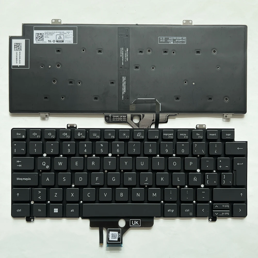 Teclado-retroiluminado-7420-SP-Latino-para-DELL-Latitude-7420-7430-7520 ...