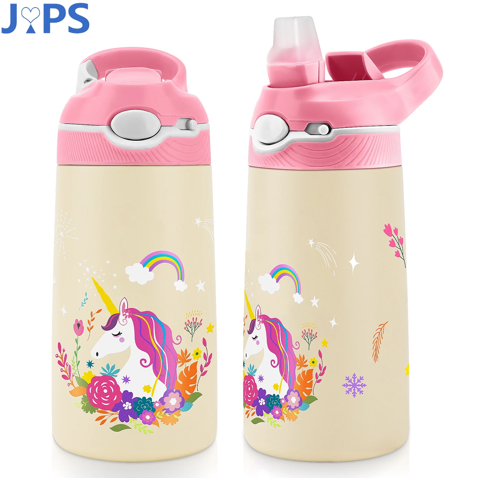 400ML Water Bottle for Children,Thermos With Cute Pattern,Children Thermal Bottle , School Kids ...