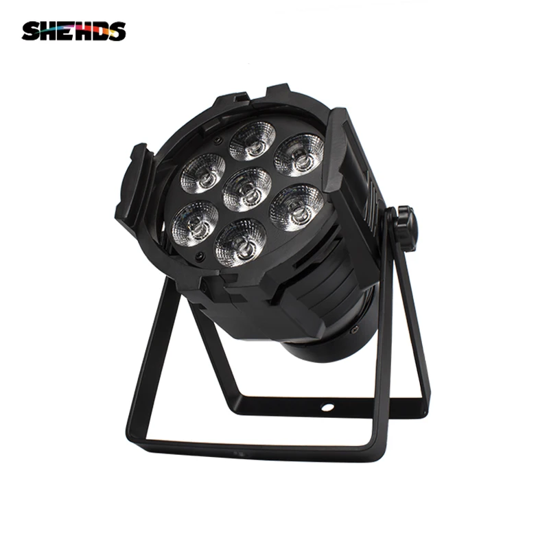 SHEHDS-LED-7x18W-RGBWA-UV-6in1-Par-Light-Stage-Light-Fixture-For-Party ...