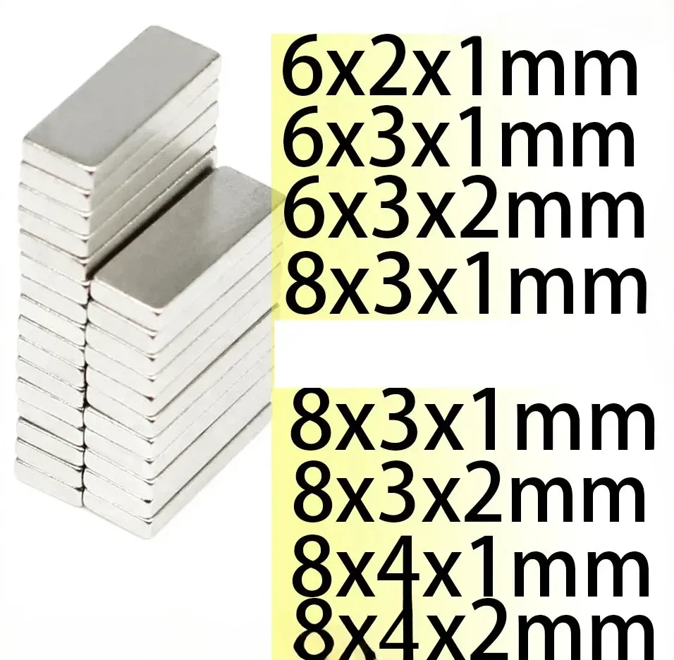 N35-N52-6x2x1-6x3x1-6x3x2-8x3x1-8x3x2-8x4x1-8x4x2-Rectangle-Square ...
