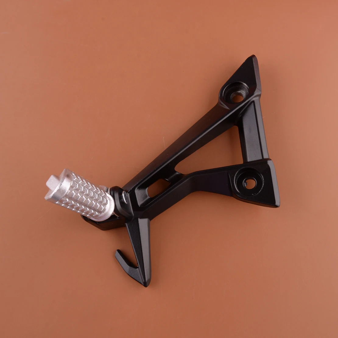 Universal Motorcycle Motorbike Rear Left Refit Foot Peg Rest Pedal Pad ...