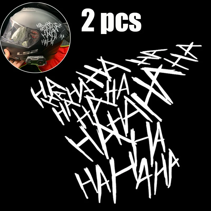 Car-Motorcycle-Sticker-HAHAHA-Joker-Motorcycle-Helmet-Stickers-Car ...