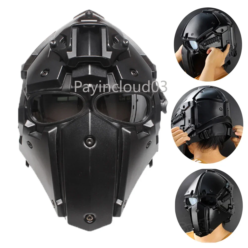 Tactical-Mask-Fast-Helmet-Airsoft-Shooting-Play-Motorcycle-Hunting ...