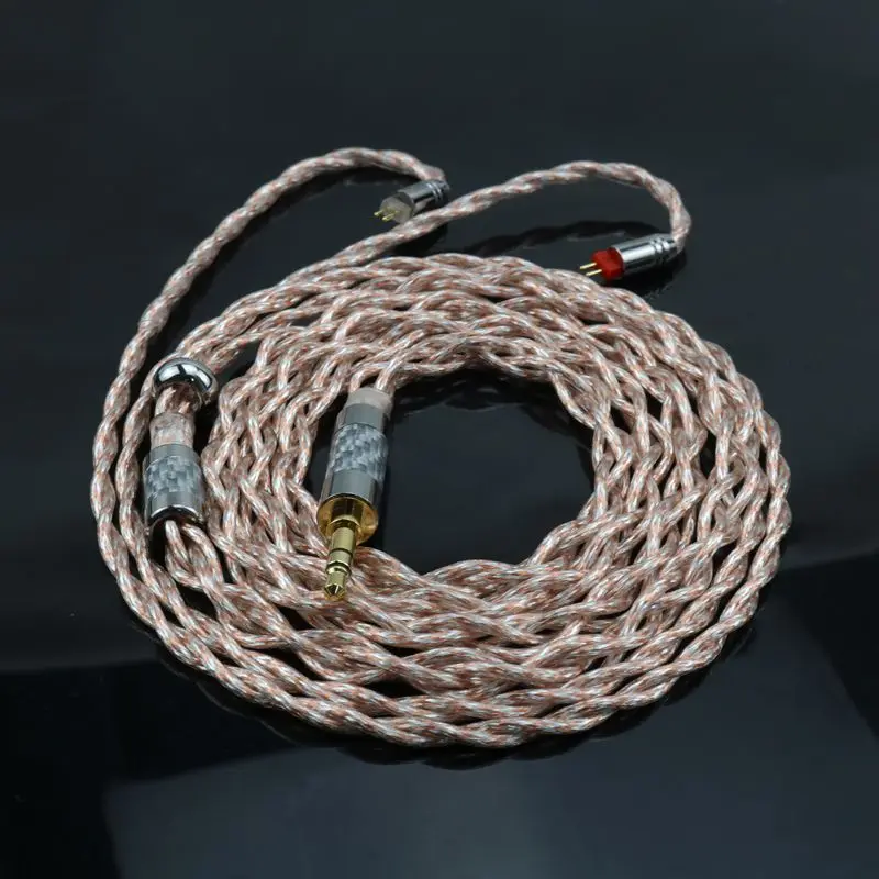 XINHS128-Gold-Silver-Copper-Hybrid-Braided-Shielded-Cable-22AWG ...