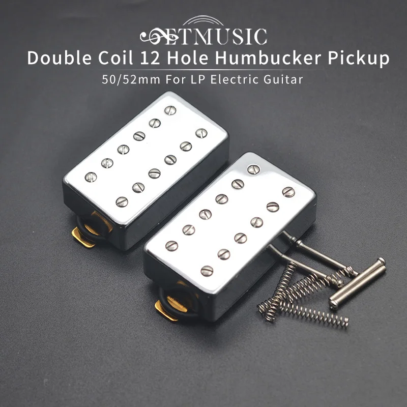 Bobina dupla 12 buraco humbucker captador para lp guitarra elétrica ...