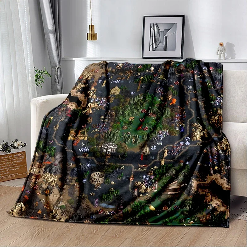 HOMM3 Heroes of Might and Magic Map 29 Style New Treasure Chest Blanket ...