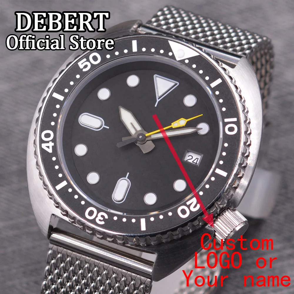 DEBERT-45mm-Automatic-Men-Watch-Custom-logo-Sterile-dial-NH35A-Movement ...