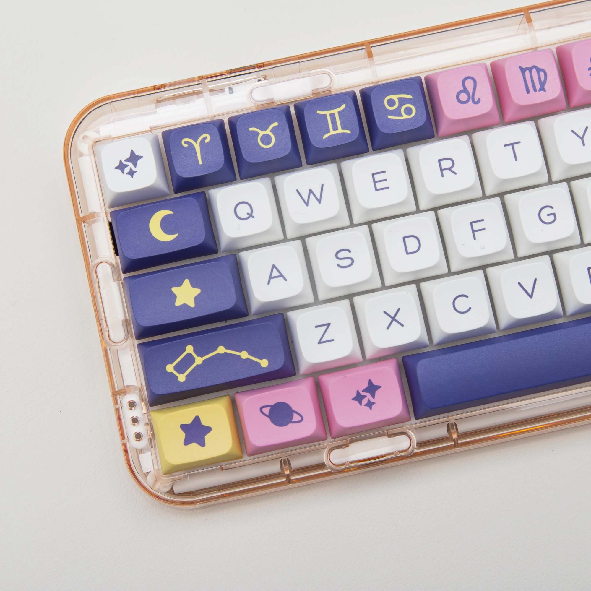 Astrolokeys xda keycaps pbt dye sub keycap 132 teclas inglês para ...