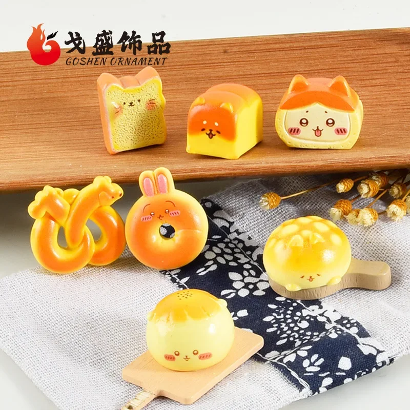 Mini-Chiikawa-Hachiware-Usagi-Resin-Model-Food-Bread-Cook-Cat-Safe-Tea ...