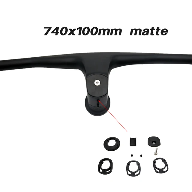 Mtb Bike Handlebar Internal Handlebar Carbon Fiber Wide 780 Semi Matte ...