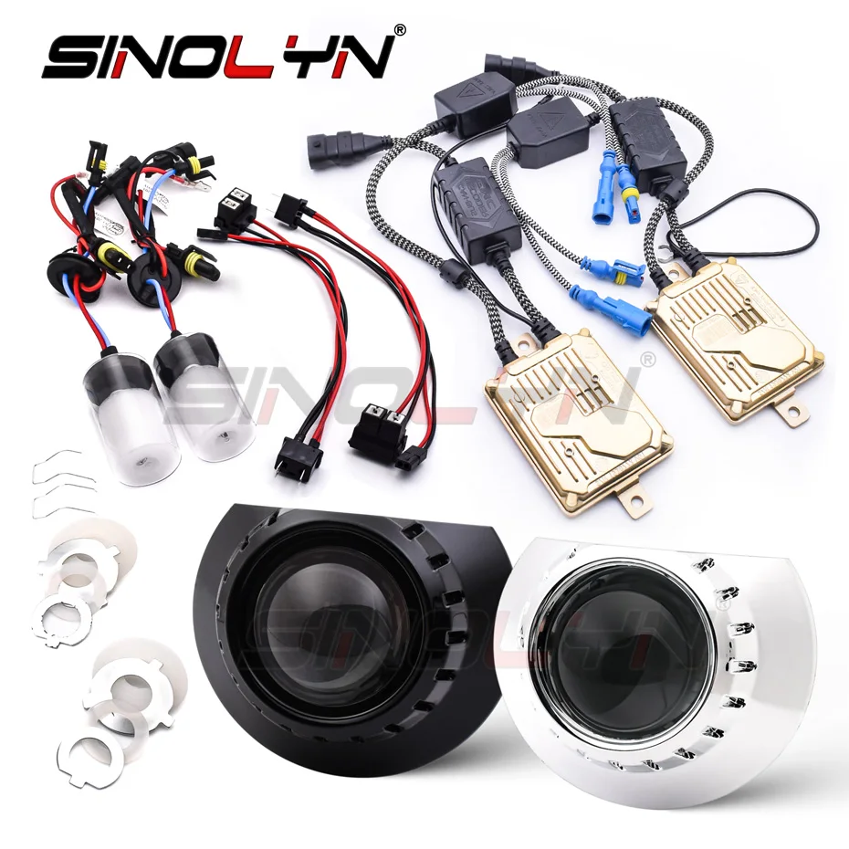 2.5 Cal Bi Xenon pełny zestaw do BMW E46 M3 Coupe/Sedan/Wagon/cabrio H7 reflektor światła ...