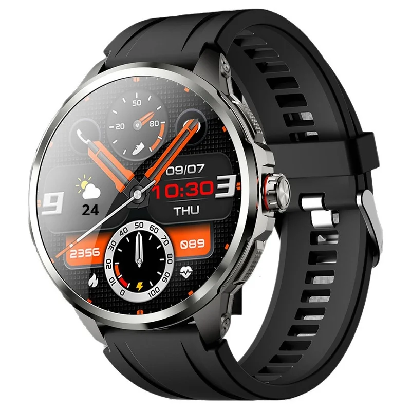 Men's Smart Watch 2in1 with SIM Card 4G Phone Rotating Camera Dual ...