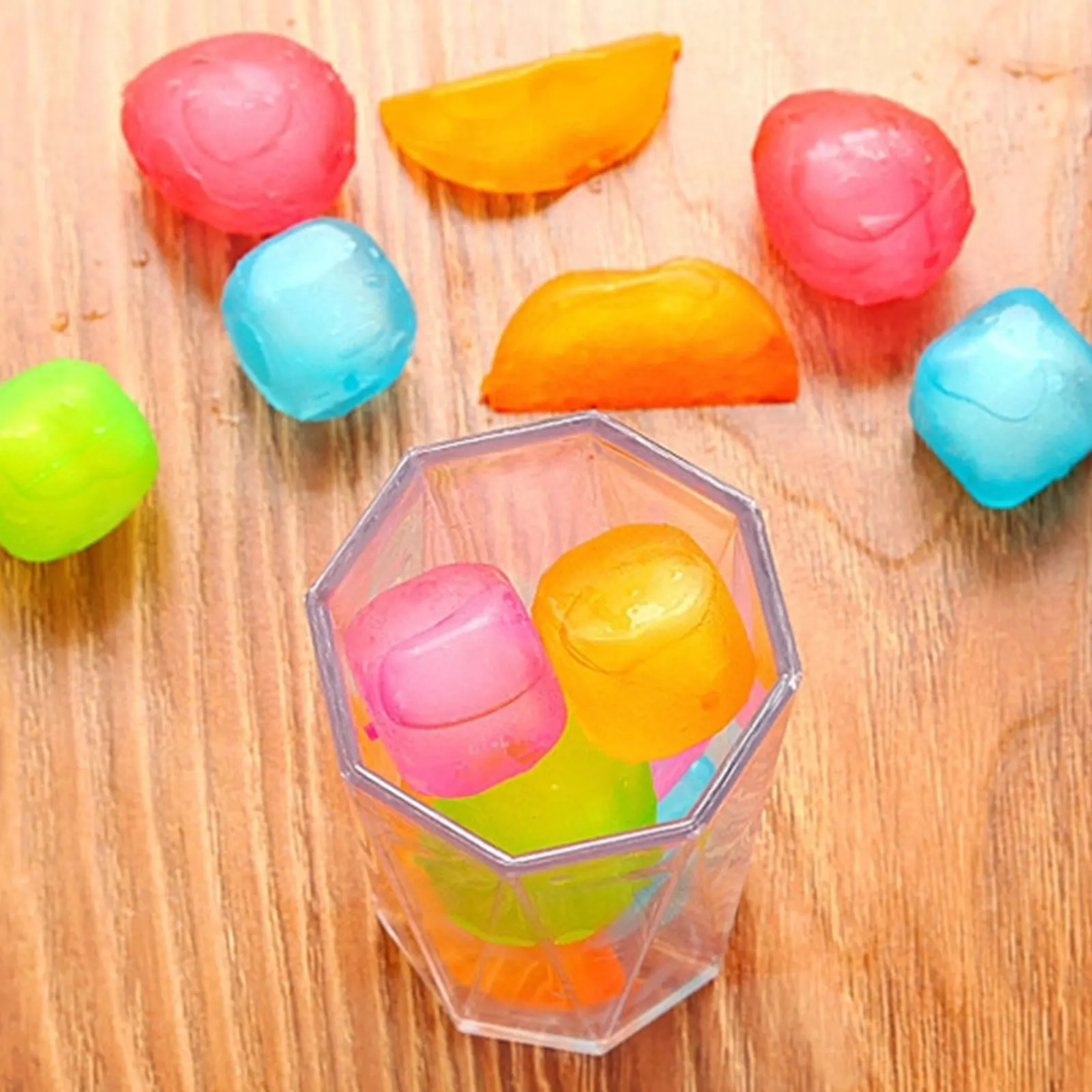 30 PCS Reusable Ice Cubes For Drinks Refreezable Plastic, 48% OFF