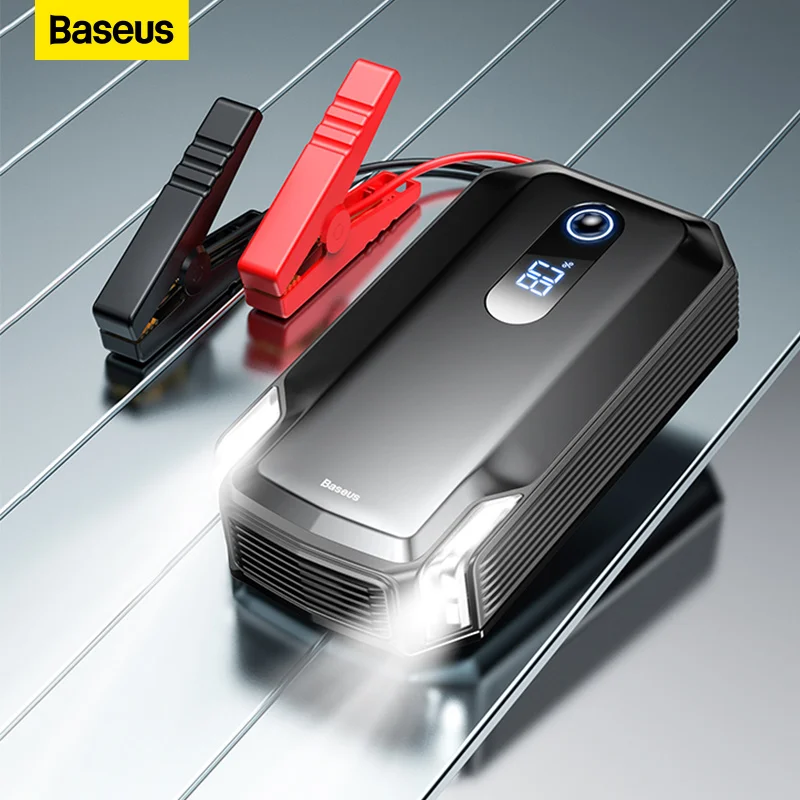 Baseus 20000mah Car Jump Starter Power Bank 2000a 1000a Car Battery ...