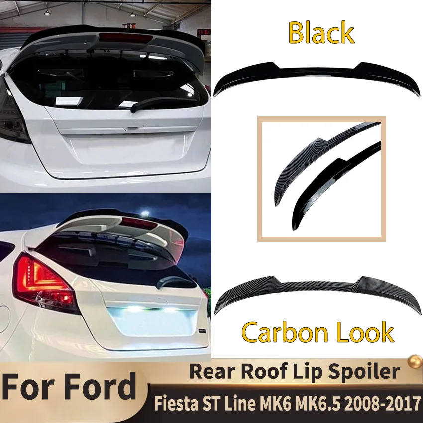 Rear Trunk Spoiler Wing Lip for Ford Fiesta ST Line MK6 MK6.5 2008-2017 ...