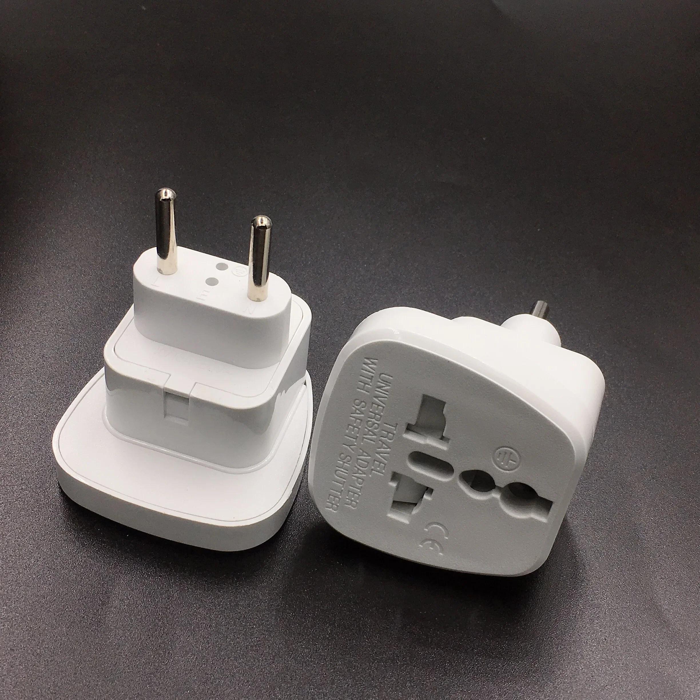 New-Europe-Adaptor-UK-US-AU-IT-to-EU-AC-Power-Socket-Plug-Travel ...