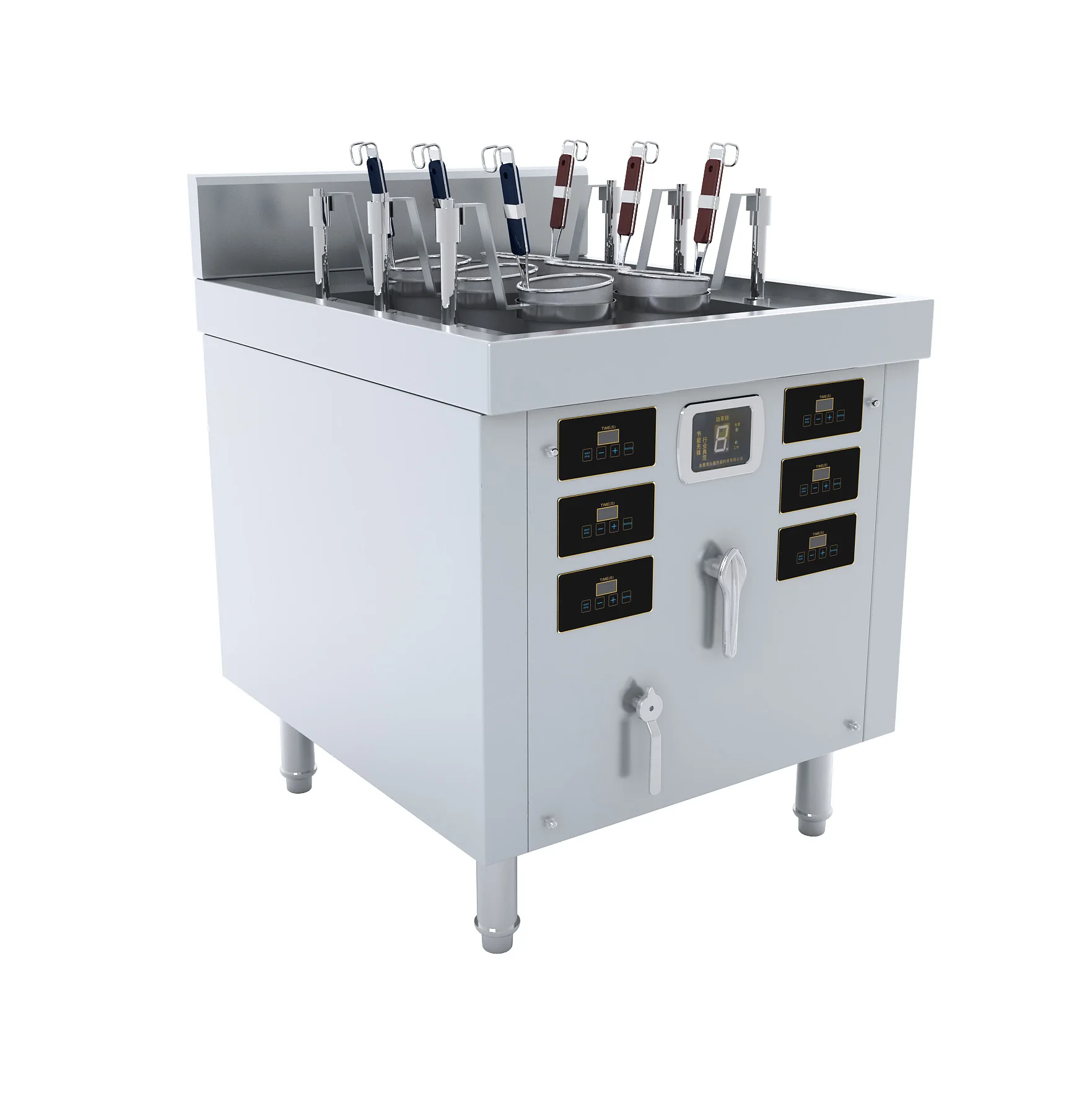 380V-6-Holes-Freestanding-Automatic-Lifting-Induction-Pasta-Cooker ...