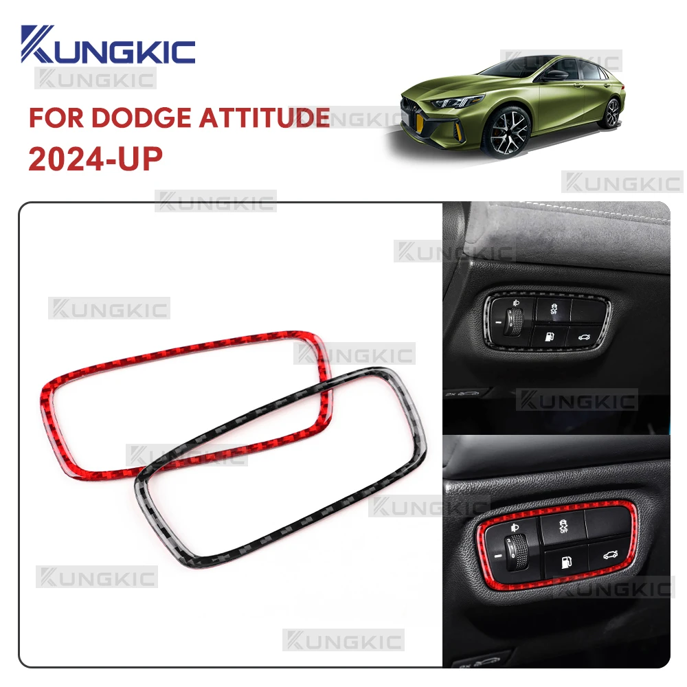 For New Dodge Attitude GT GAC Empow 2024 2025 Real Soft Carbon Fiber ...