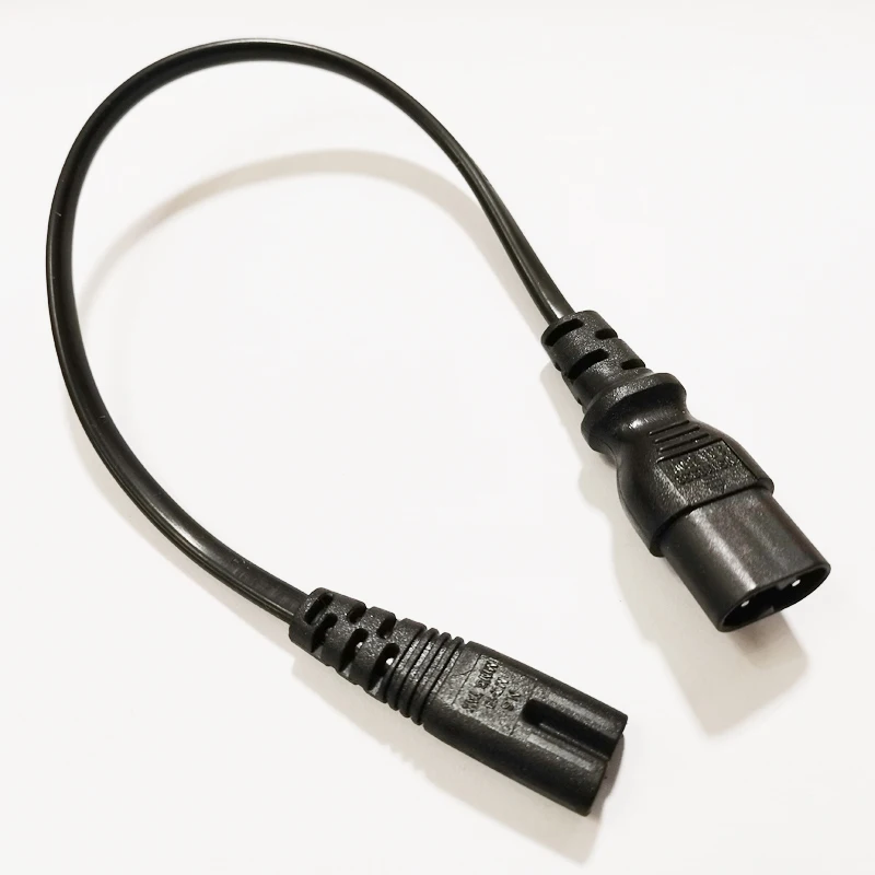 NCHTEK Cable de alimentación corto IEC 320 C7 hembra a C8 macho, Cable ...