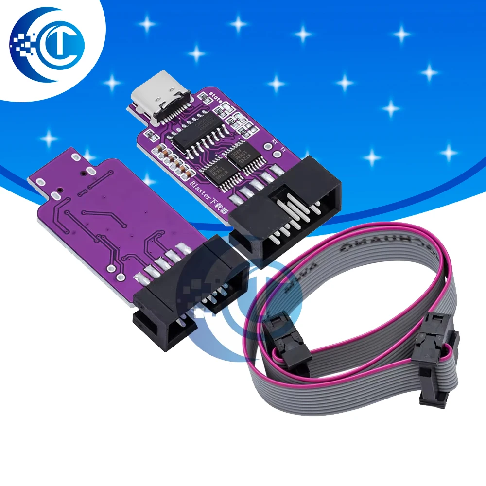 1.2v-3.3v type-c USB Blaster downloader For ALTERA CPLD/FPGA JTAG ...
