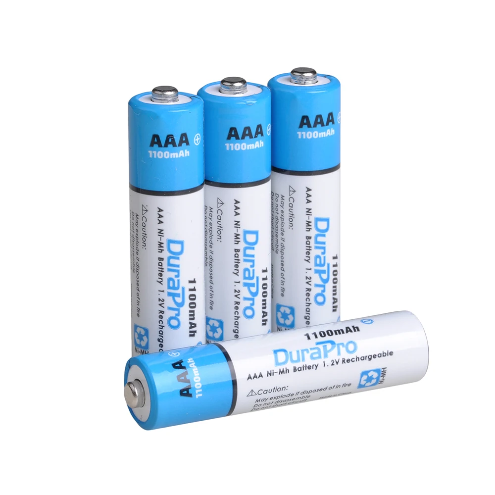Durapro-1100mAh-AAA-Rechargeable-Battery-1-2V-Ni-MH-AAA-Bateria ...