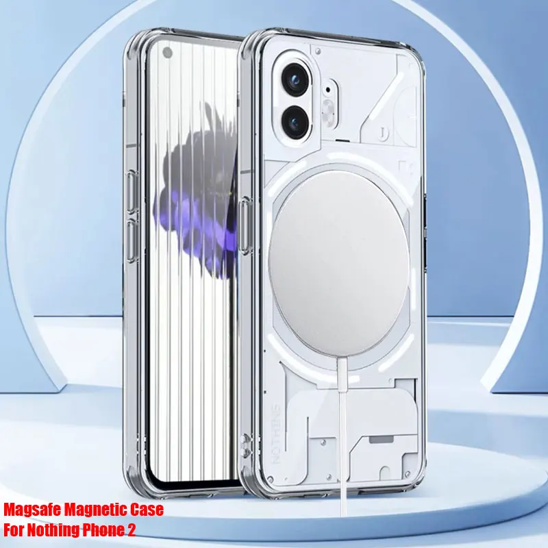 For Nothing Phone 2 Case For Magsafe Magnetic Wireless Charge Phone ...