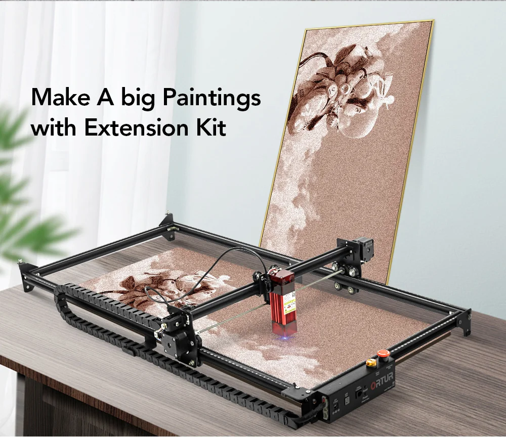 ORTUR Lazer Master 2 Pro S2-LF Laser Engraver, Laser Engraving Cutting ...