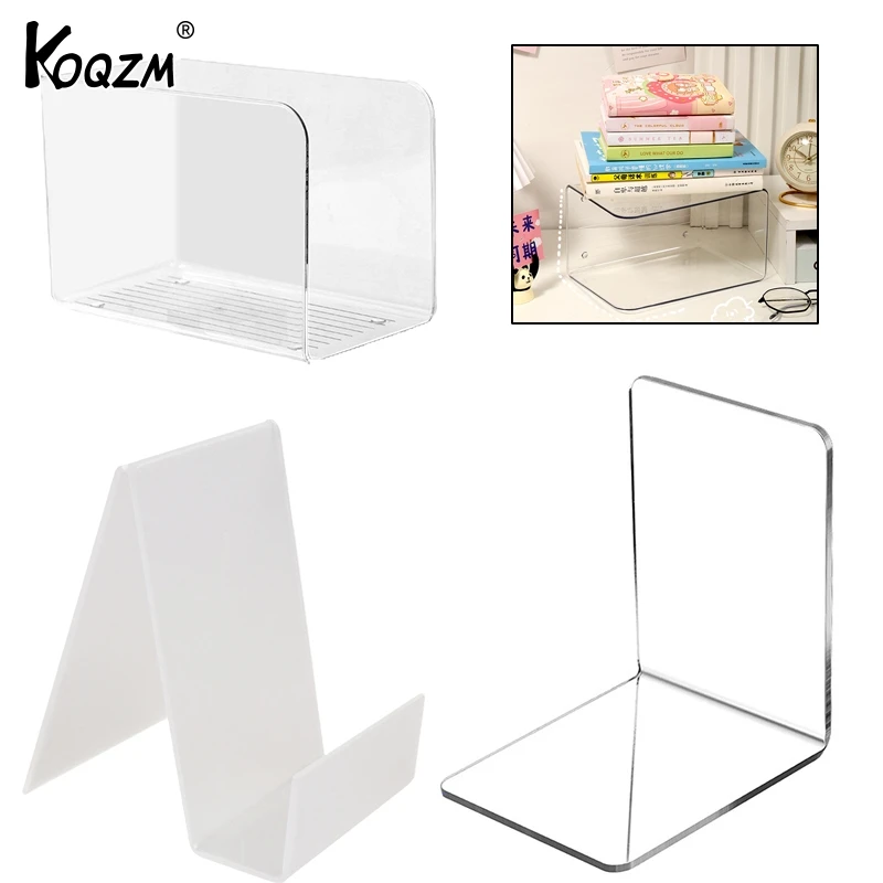 Transparent-Bookshelf-Acrylic-Bookshelf-L-shaped-Bookshelf-Picture-Book ...